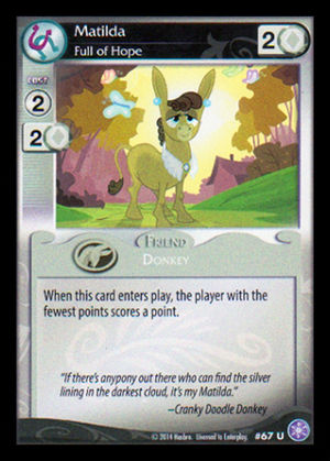 MLP Matilda, Full Of Hope CCG Cards | MLP Merch