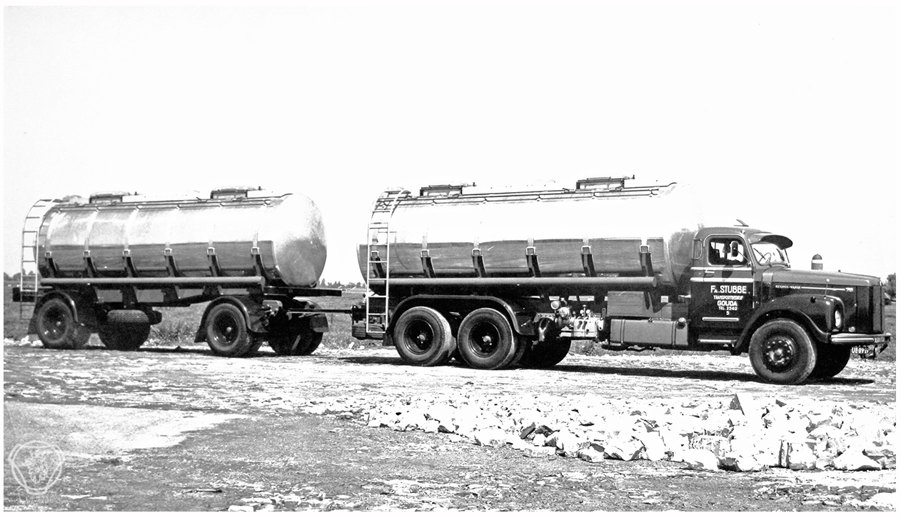 SCANIA: Scania-Vabis Fa Stubbe Gouda tanktransport
