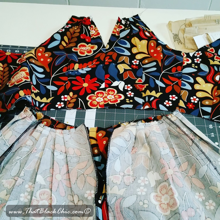 Fabric, IKEA, what?? Yes I made a dress with Fabric from IKEA ...