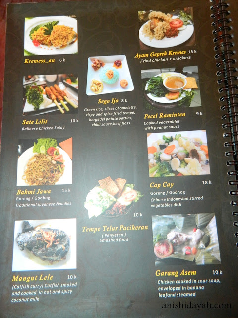 SangPetualang: Iseng - iseng Mengintip Menu di The House Of Raminten