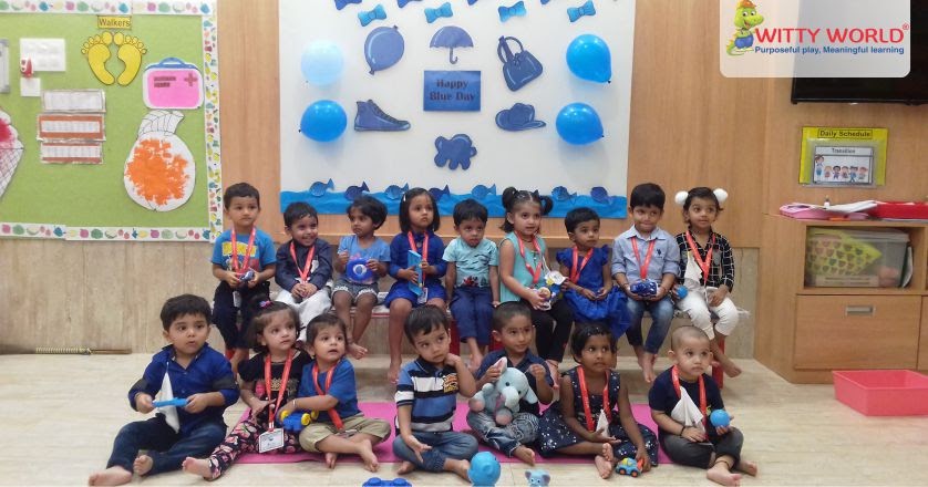 On the top of the World...: Blue Day Celebration by Playgroup Section ...