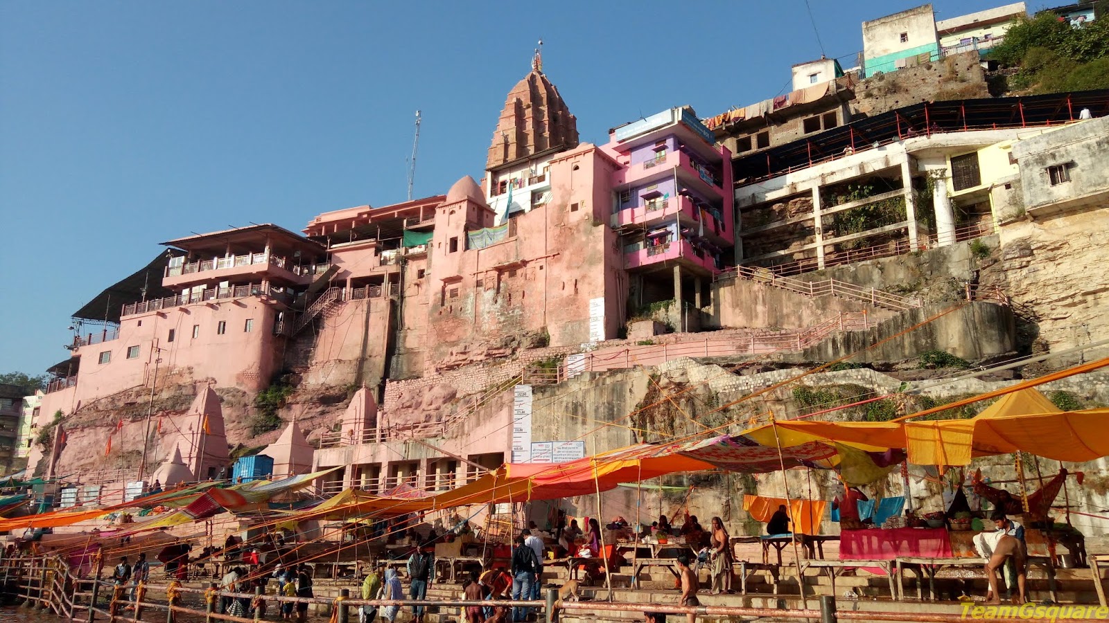 Team G Square: MP Diaries: Jyotirlinga temple Omkareshwar, The Divine ...