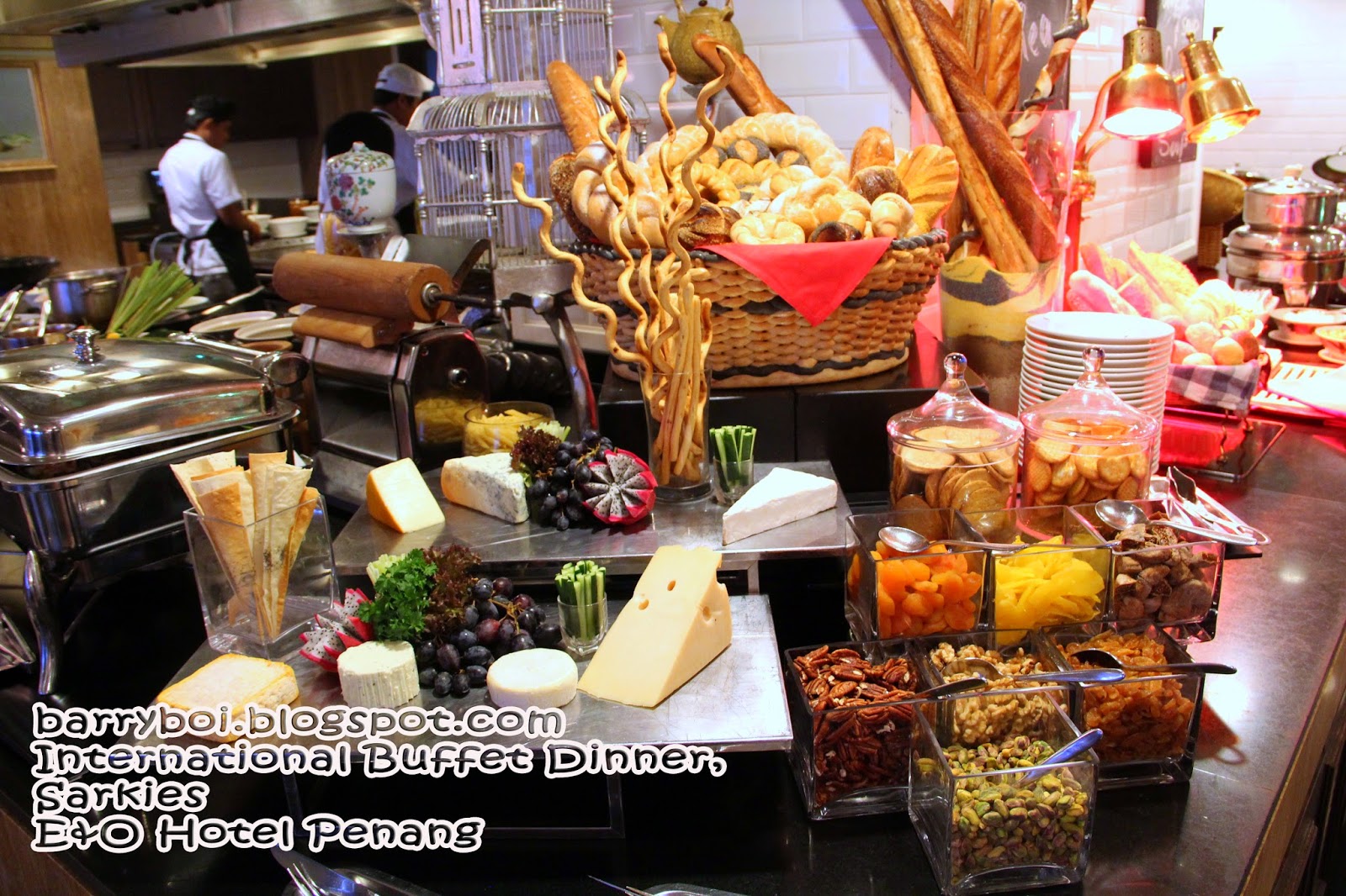 International Buffet Dinner and Christmas at Sarkies, E&O Hotel Penang.