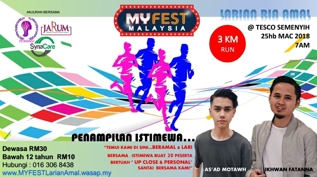 RUNNERIFIC: Larian Ria Amal Myfest Malaysia 2018