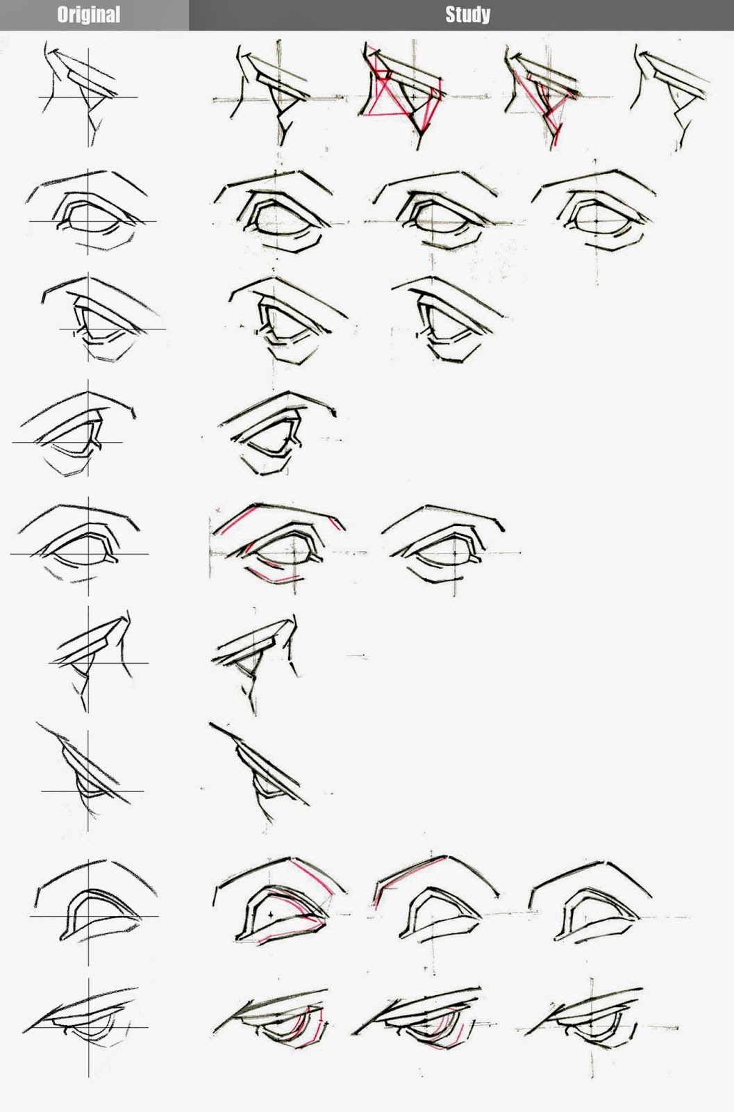 Chang Art: Drawing Study (Bargue Plate - eye)