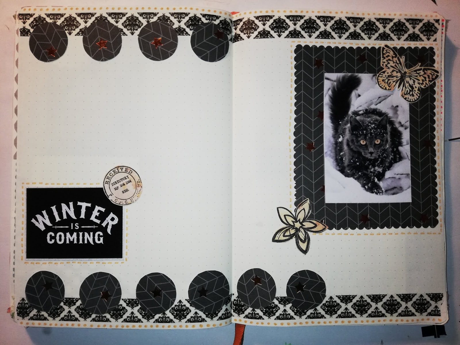 Caatje's Artsy Stuff: Decorating the journal