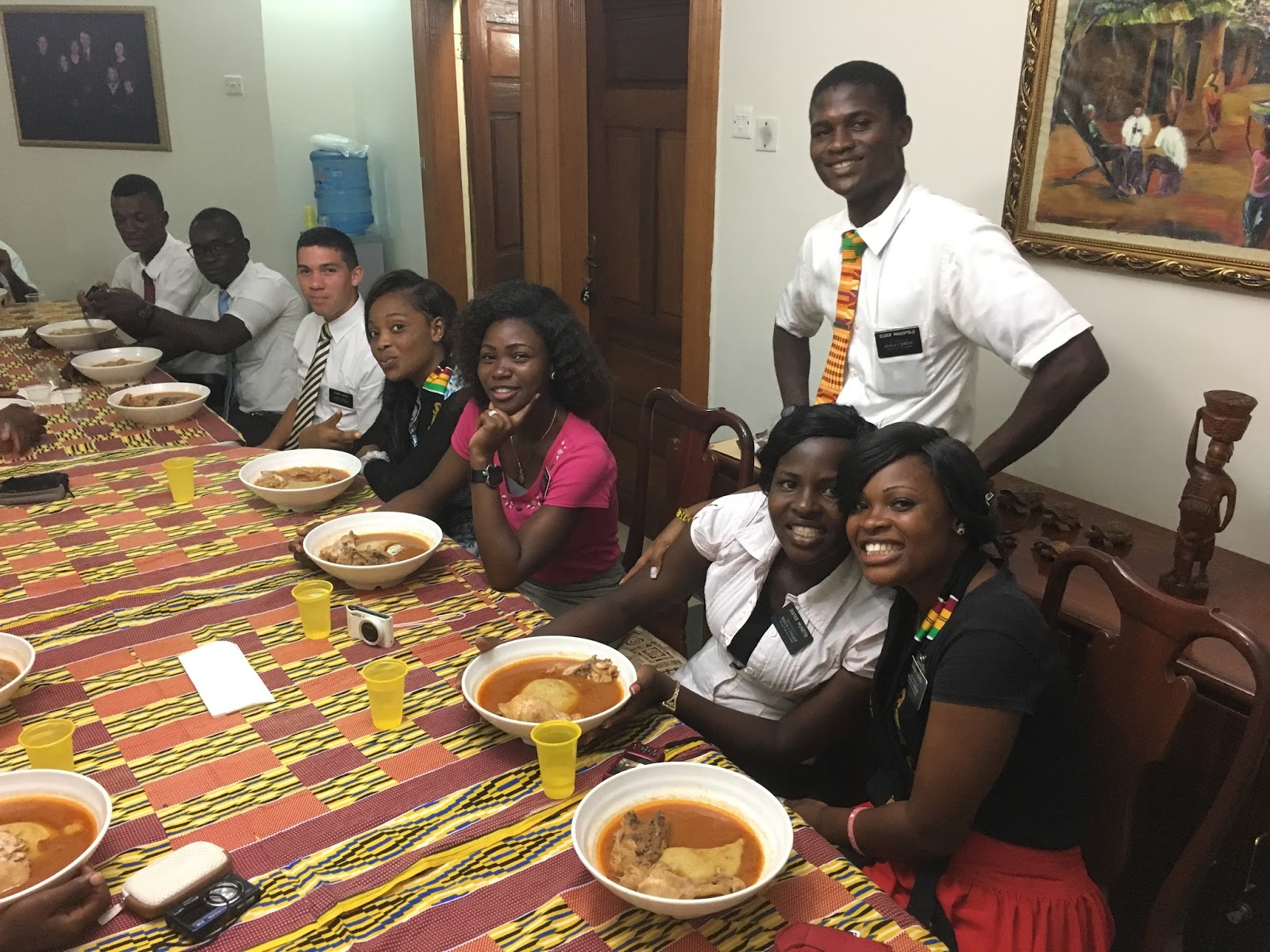 President And Sister Stevenson in Ghana: Tarkwa Ghana District