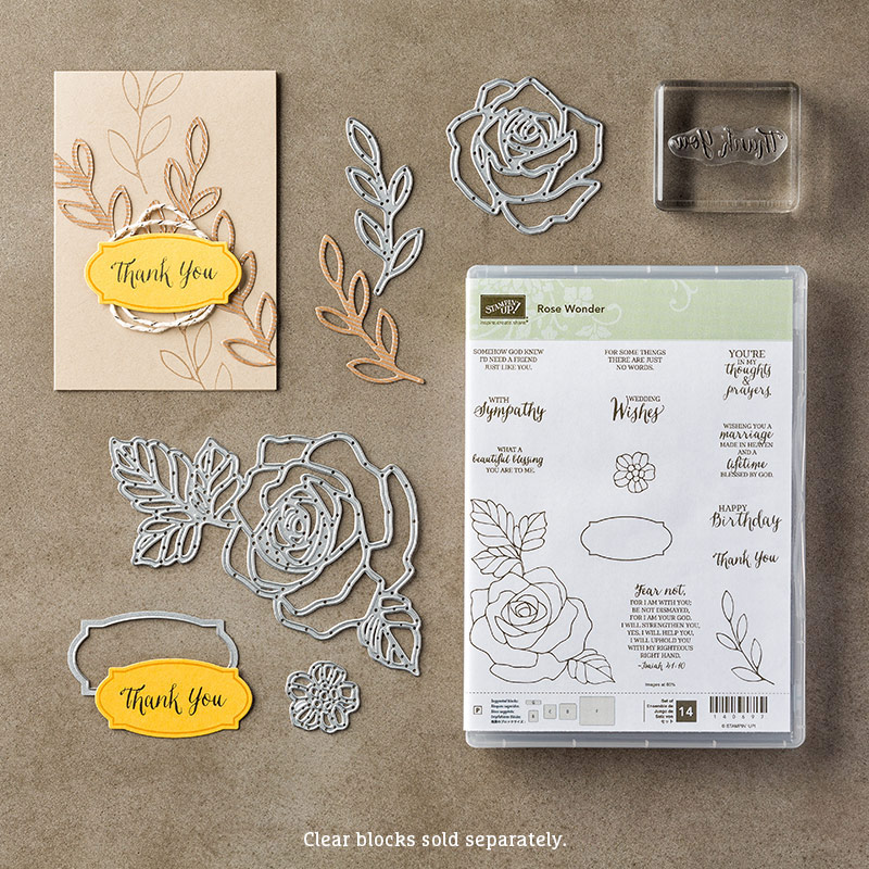 Stampin Artfully: Rose Wonder/Rose Garden Thinlits Bundle