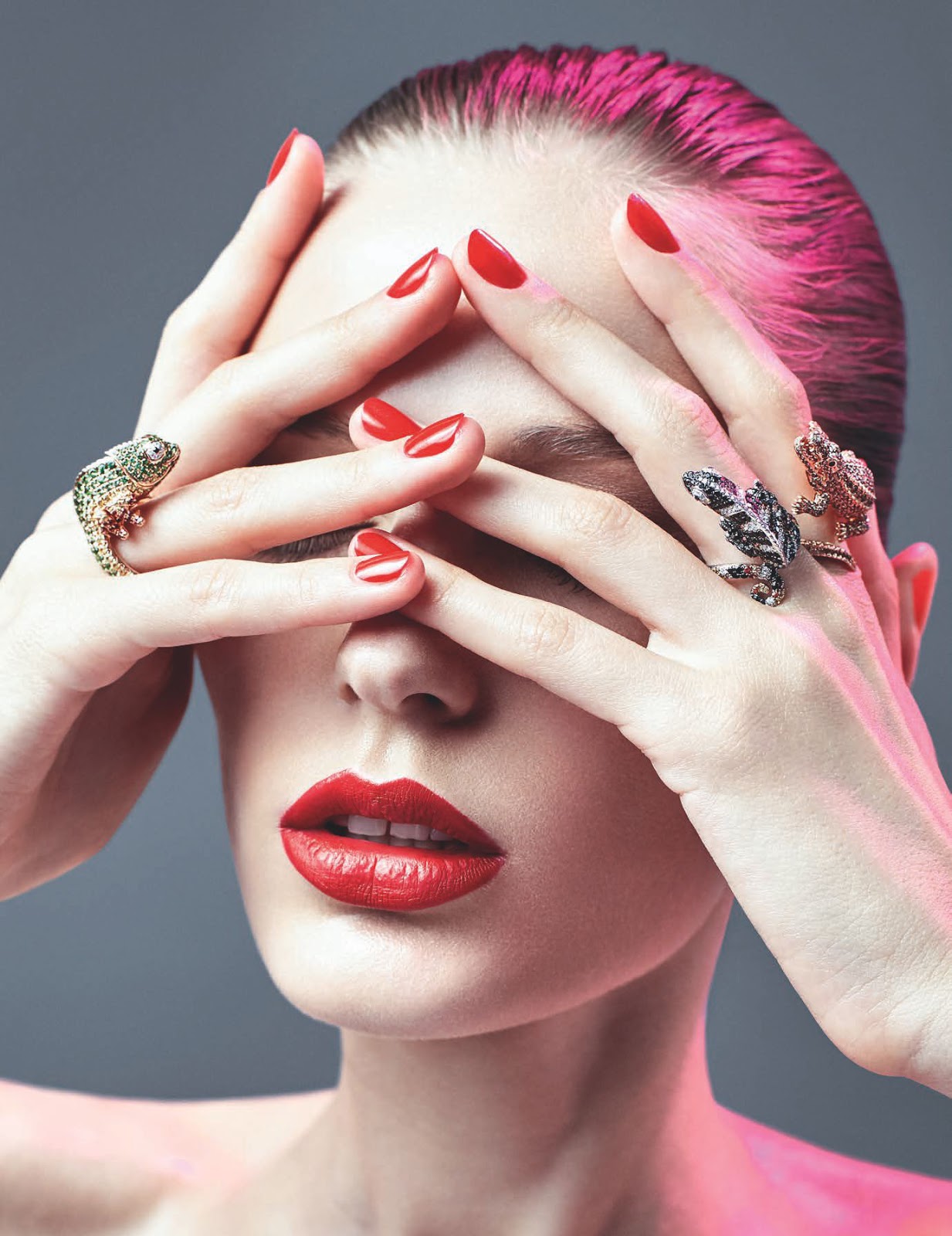 Iulia Stroe in Harper's Bazaar Romania July/August 2017 by Oltin Dogaru