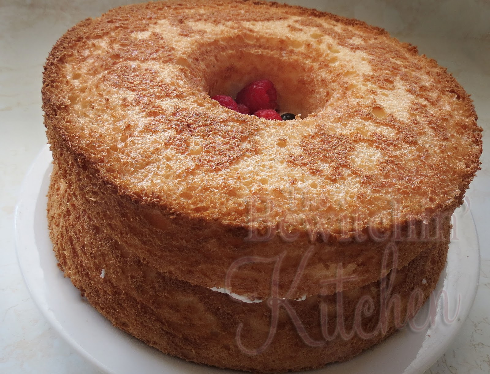 Stuffed Angel Food Cake | Life Made Delicious - The Bewitchin' Kitchen