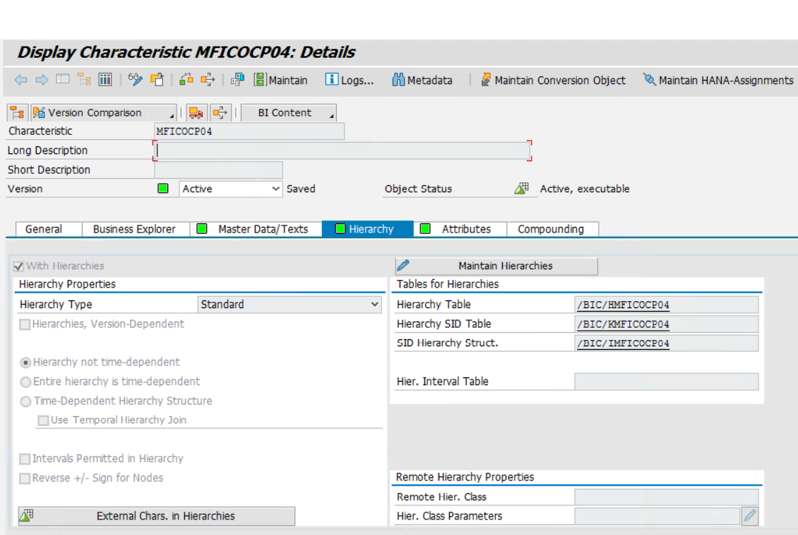 SAP ABAP Central: How to use BW Infoobject hierarchy in ABAP CDS views