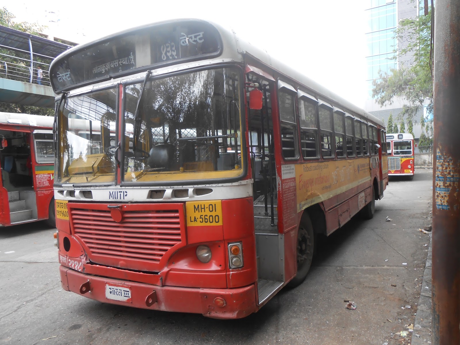 India's Transportation: MUTP Ashok Leyland Diesel Buses of Kurla and ...