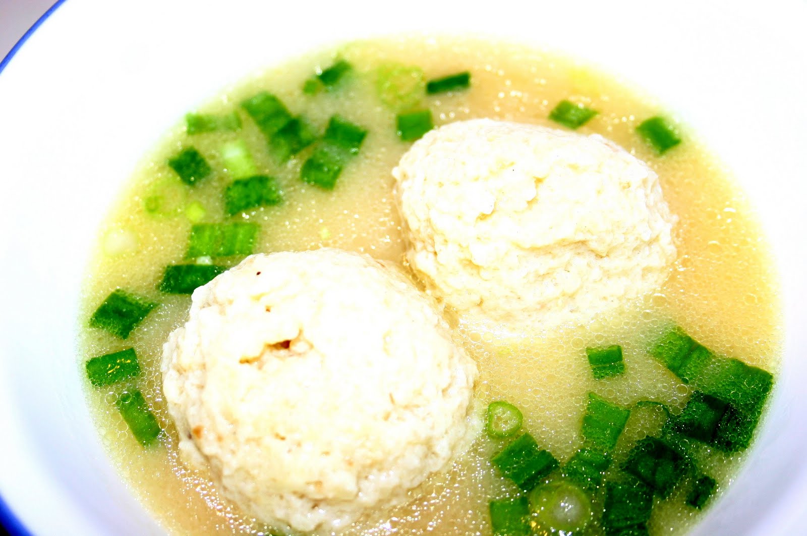 Heymish Cooking: Miso Matzo Ball Soup