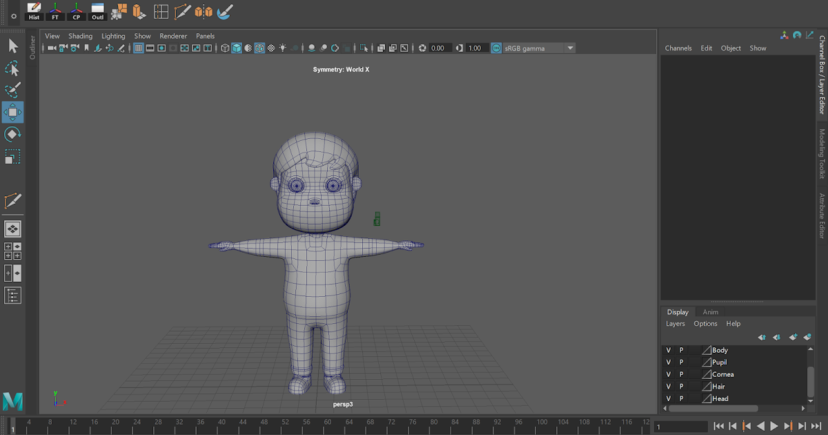 Ian Garling Animation: Minor Project- Main Character Modelling Near ...