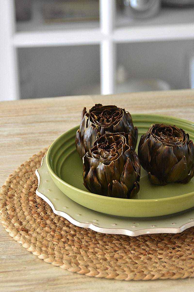 Alcachofas asadas al horno — Chez Silvia