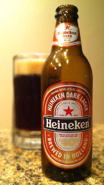 Bob's Brew and Liquor Reviews: Heineken Dark Lager