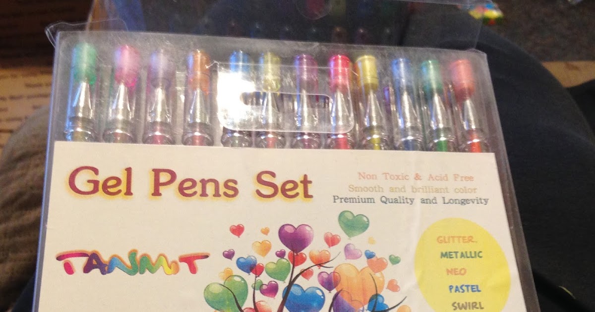 Kim's quick reviews: Tanmit Gel Pens for Adult Coloring Books,Set of 60 ...