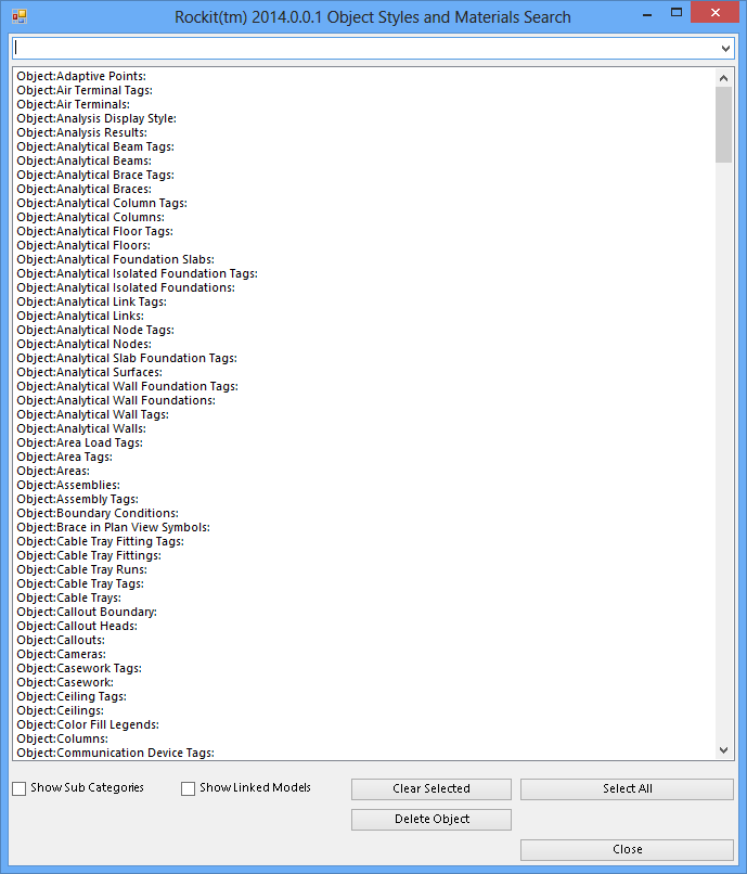 Revit Add-Ons: Rockit v2020.0.1