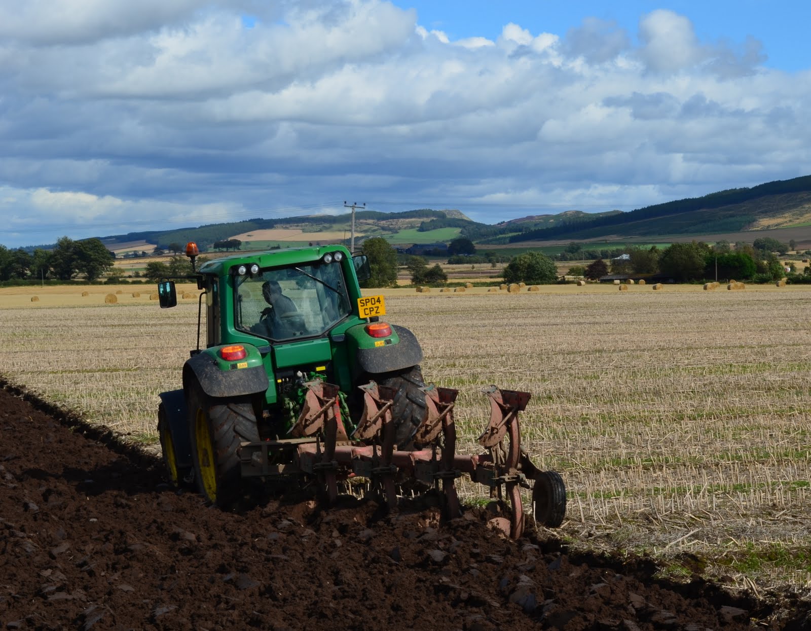 Tour Scotland: Tour Scotland Photographs Farmer Ploughing Perthshire ...