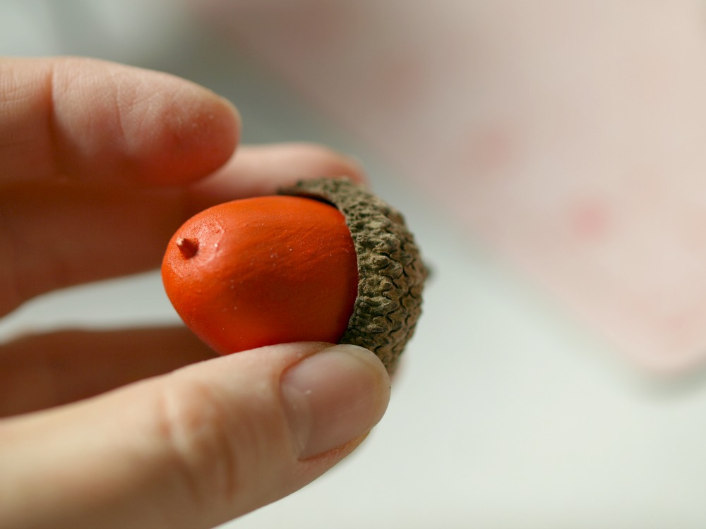 DIY: Festive Acorns » This Little Miggy