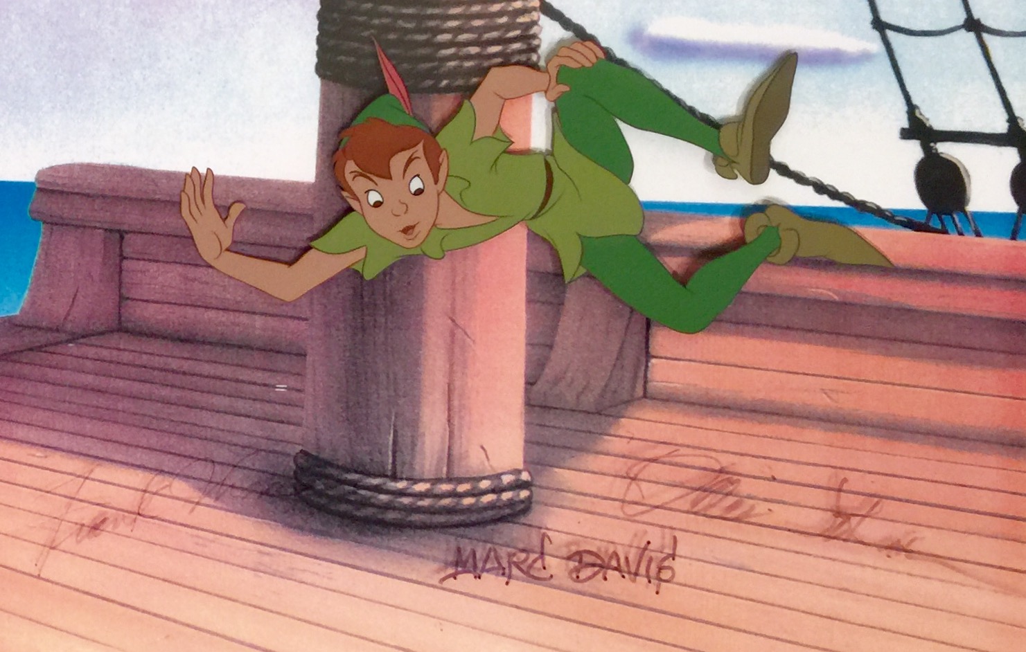 Animation Collection: Original Production Animation Cel of Peter Pan ...