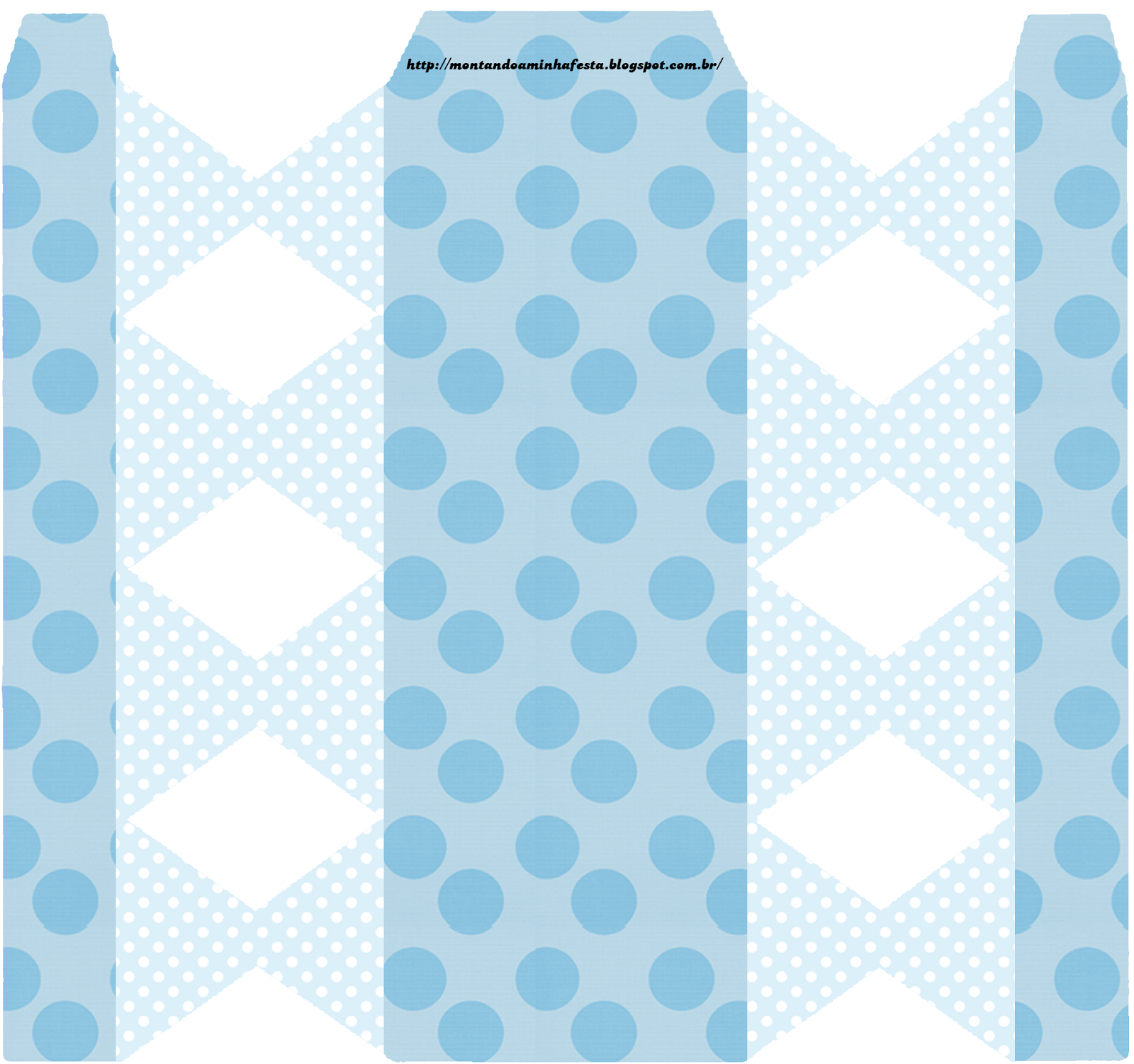 Light Blue and Polka Dots: Free Printable Boxes. | Oh My First Communion!