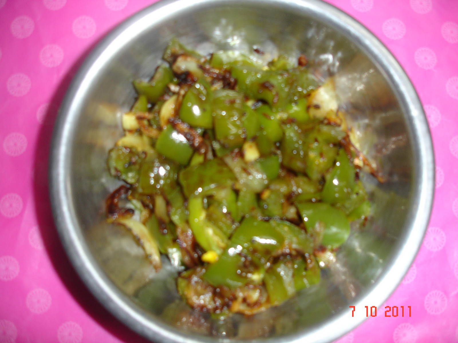 Spicy Capsicum fry recipe