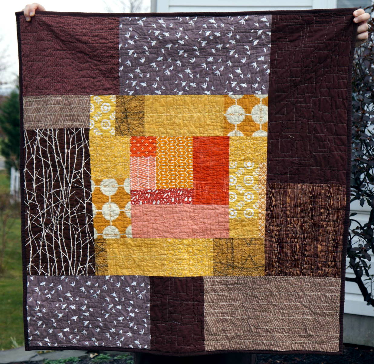 Color Block Baby Quilt | Quilty Habit | Bloglovin’