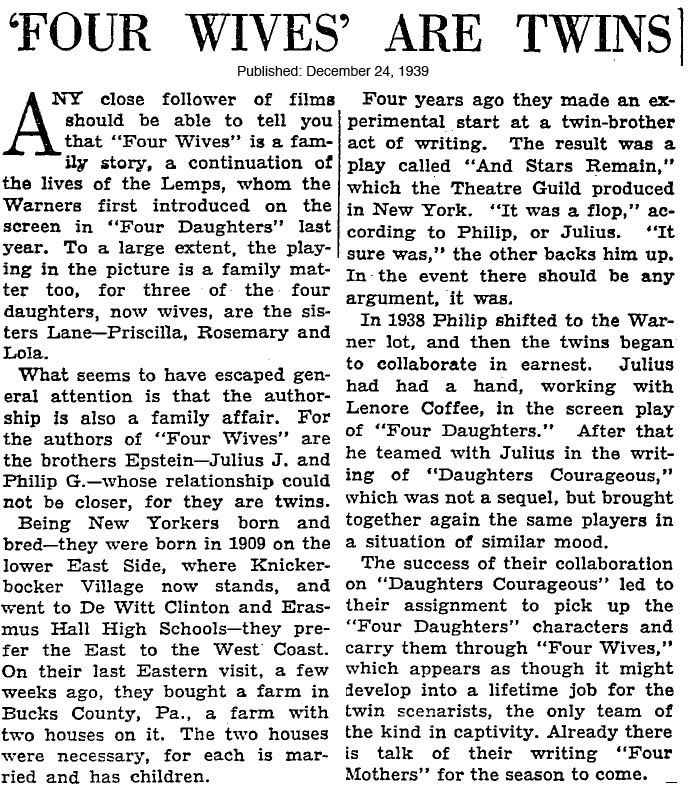 Los Angeles Morgue Files: "Casablanca" Screenwriter Julius Epstein 2000 ...