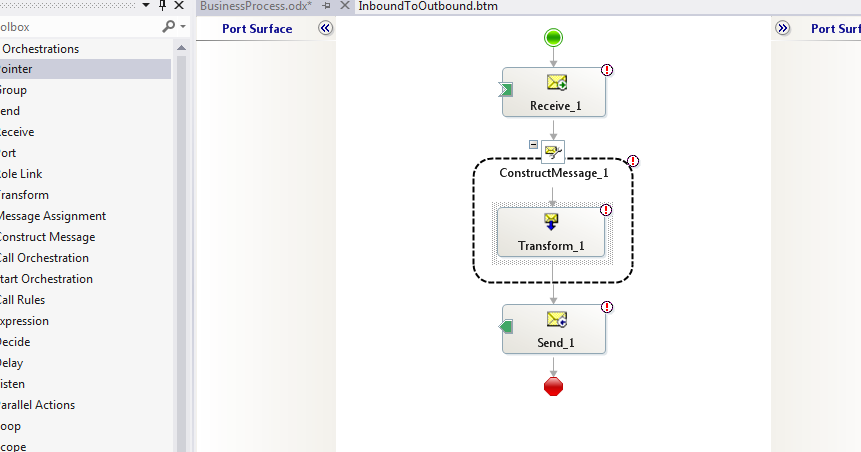 Microsoft Integration Platform Biztalk And Azure Ipaas Build Simple Orchestration Process In