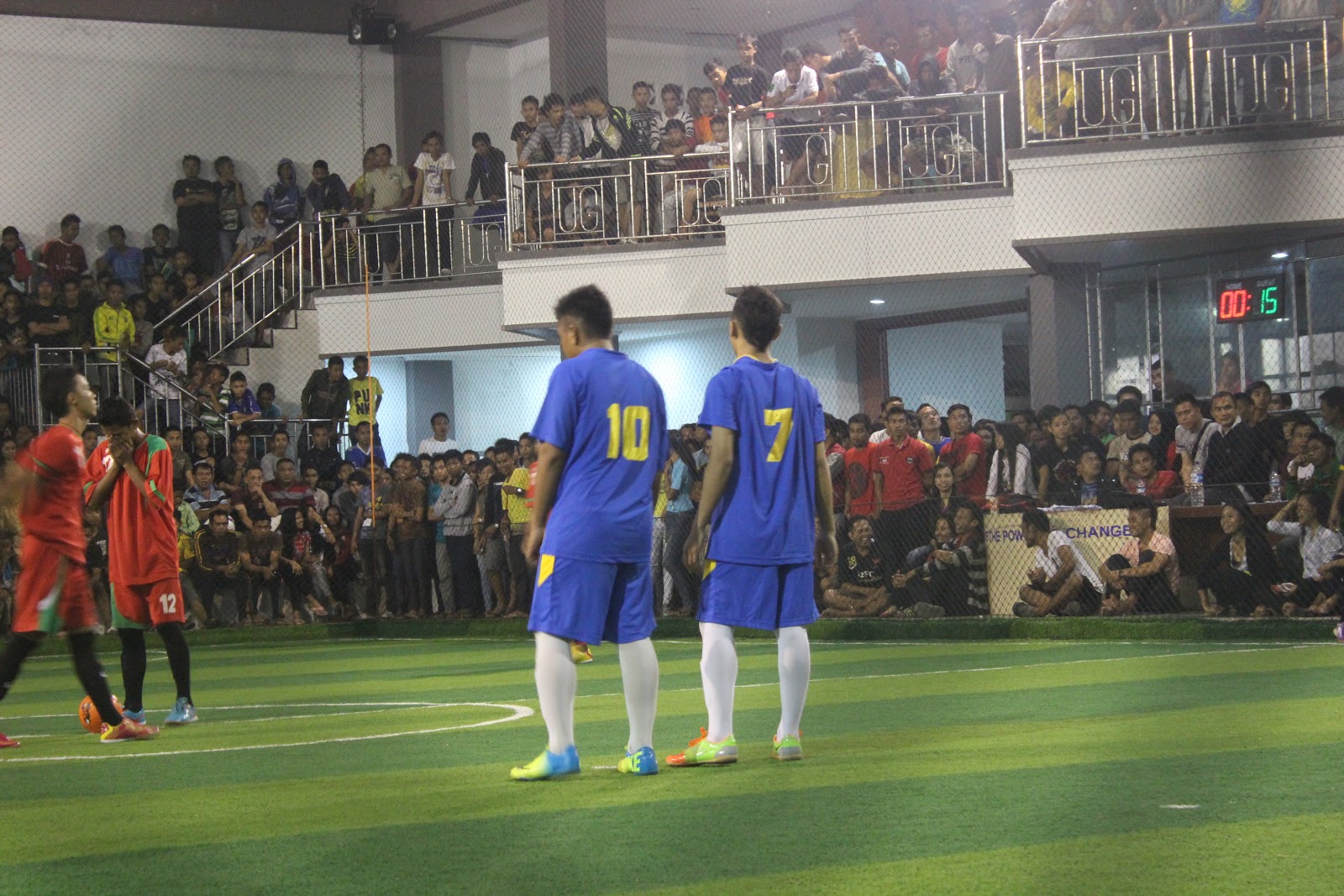 Pertandingan Futsal Tim B SMA N 2 LIMBOTO