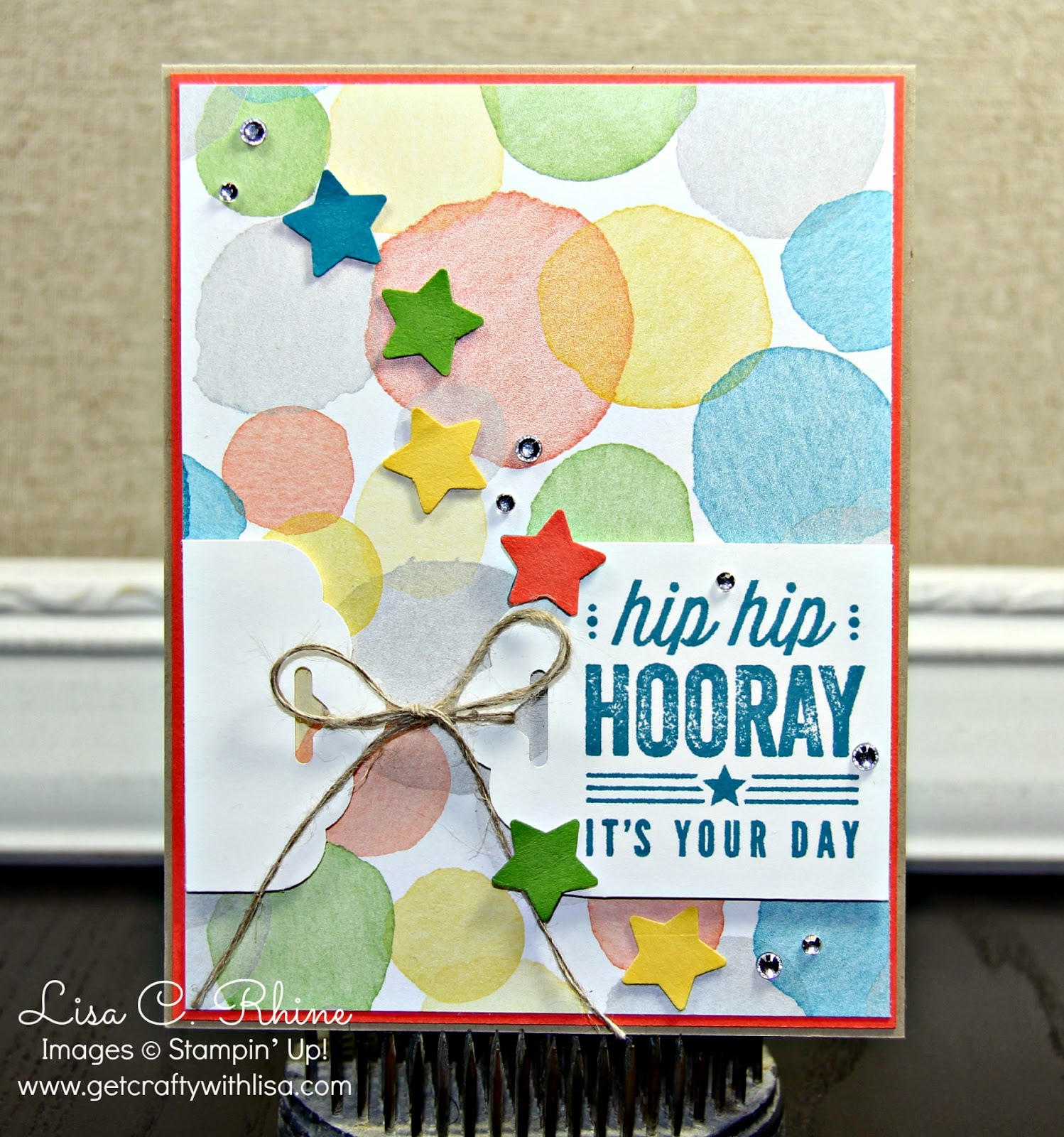 Get Crafty with Lisa: Hip Hip Hooray Birthday