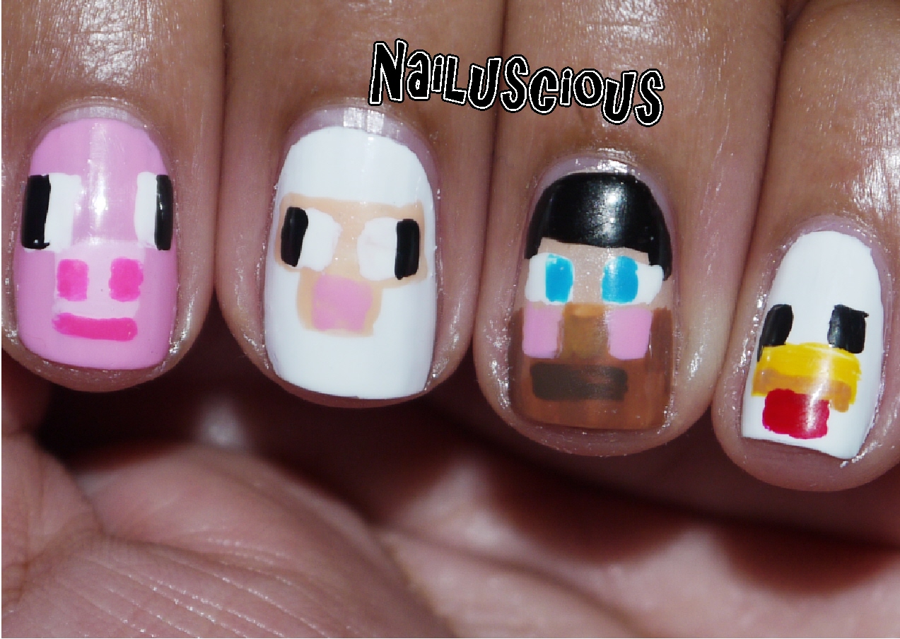 Nailuscious: Minecraft Nails