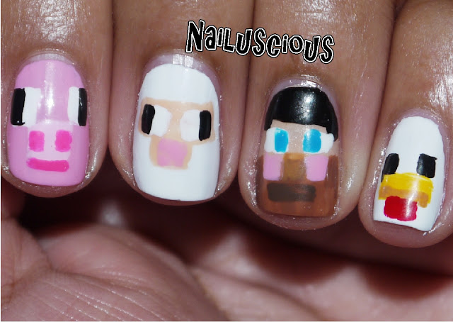 Nailuscious: Minecraft Nails