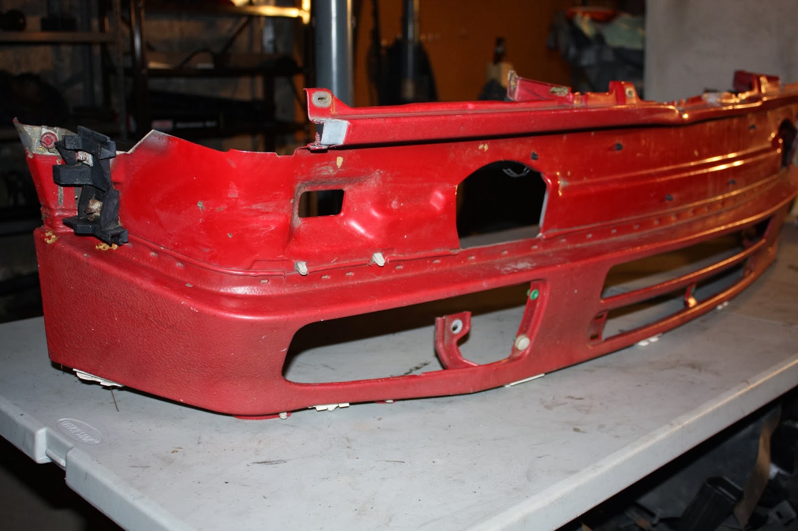 KrEvCon BMW Parts: E30 Front Sport Valance (Red)
