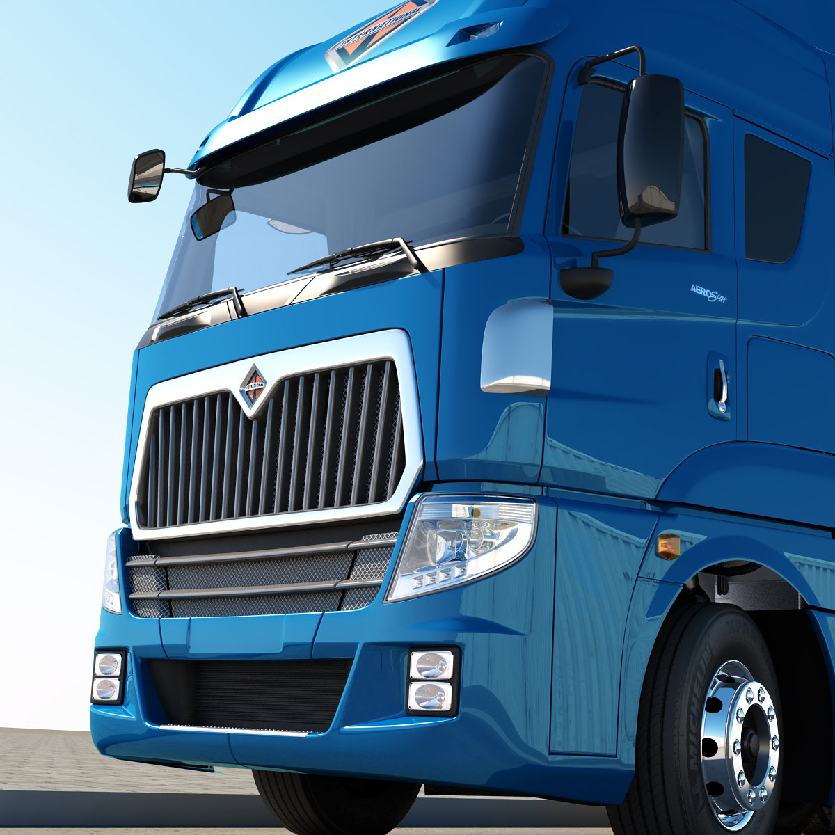 DIECIOCHO RUEDAS: INTERNATIONAL AEROSTAR ESTA LLEGANDO