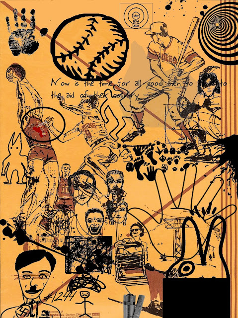 All This Is That: Drawing: Faces #1243/1244 - Pee-Chee Folder