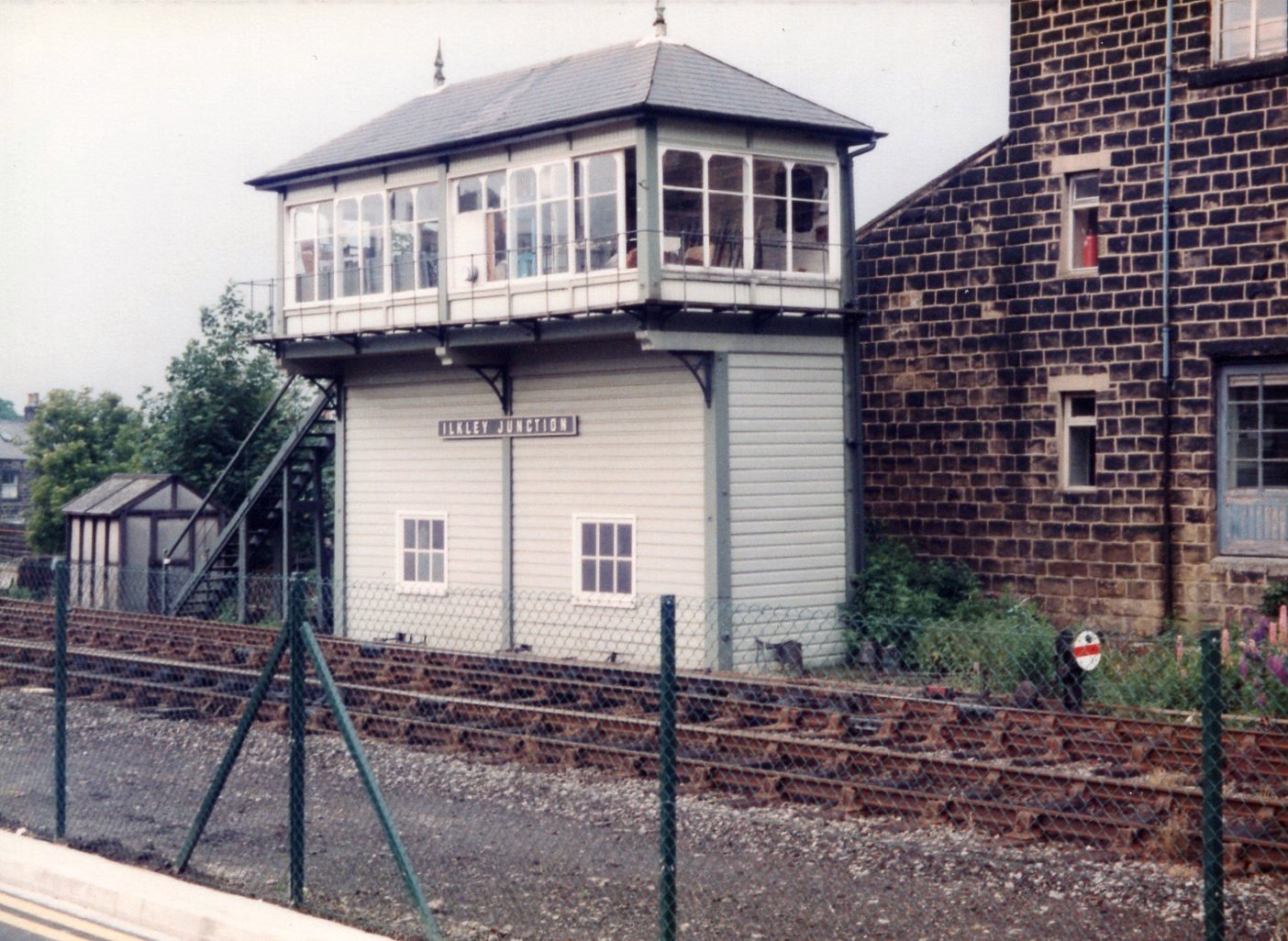 Liberal England: Ilkley station and signal box in 1980