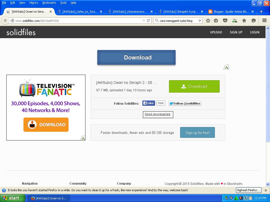 Cara Download di SolidFiles Pake PC - Tips Trick Ada Di Sini