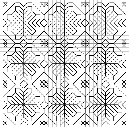 Imaginesque: Blackwork Embroidery: Fill Pattern