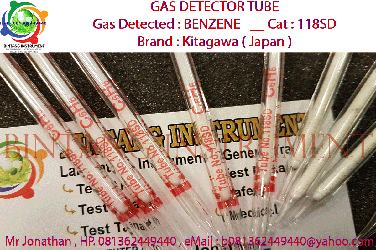 BINTANG INSTRUMENT : 081362449440 Jual Gas Detecor Tube Benzene 118SD ...