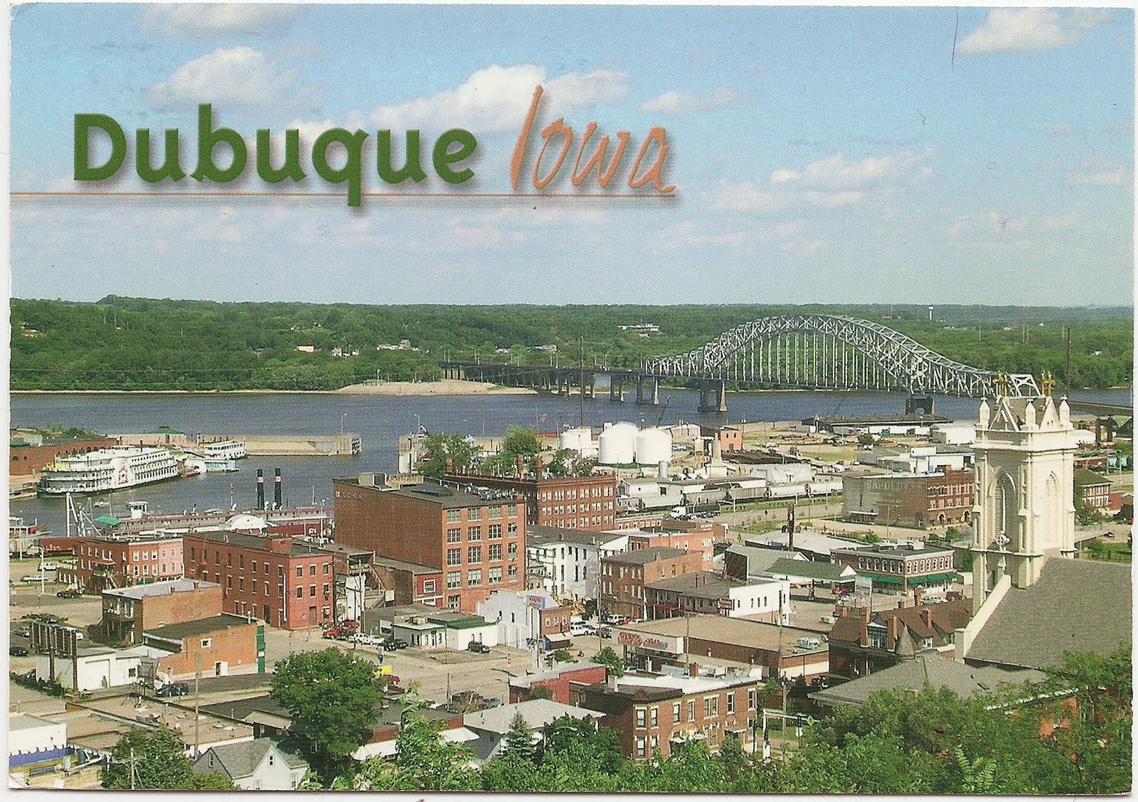 Around the World in Postcards: #12 USA: Dubuque, Iowa
