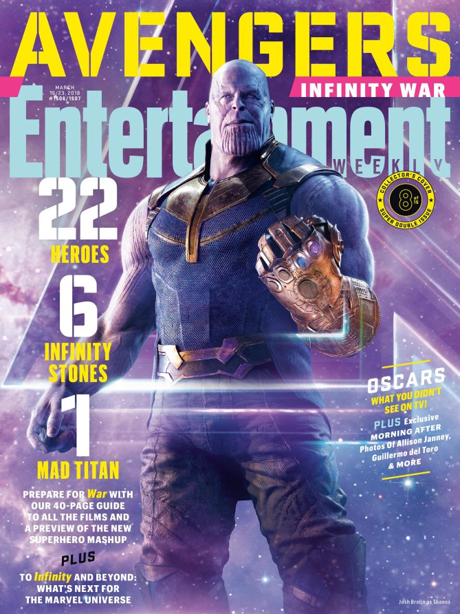 Check Out All 15 AVENGERS: INFINITY WAR Covers For the New Issue of EW