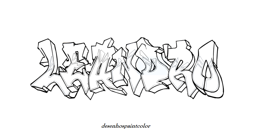 Colorindo com a Dry: DESENHO DE FONTE DE GRAFFITI COM NOME LEANDRO PARA ...