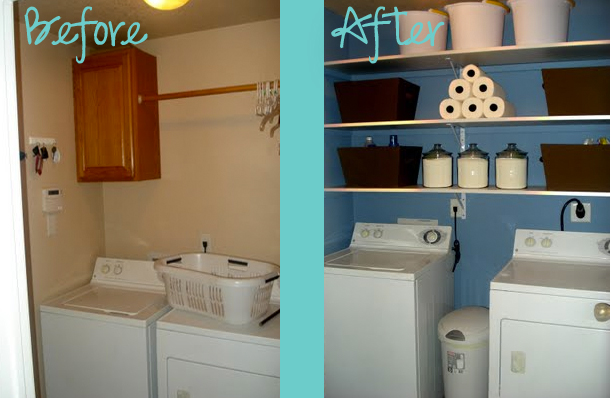 Laundry Room Redo | i should be mopping the floor