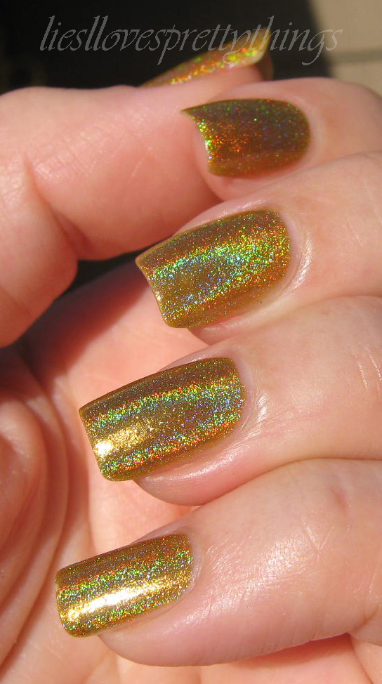 Liesl Loves Pretty Things: Jade Holographics Mystic Gold