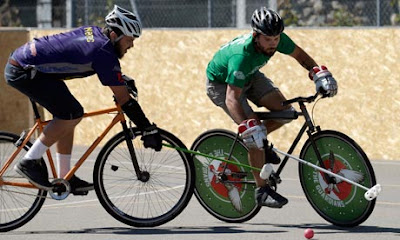Deporte Insólito: Bikepolo, juega al polo con una bici
