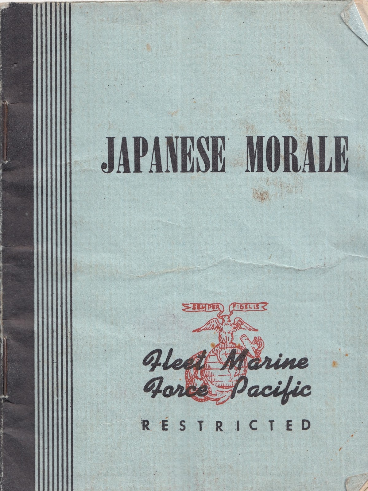 Marines In Forest Green: WWII Japanese Morale phamplet Booklet FMF USMC ...