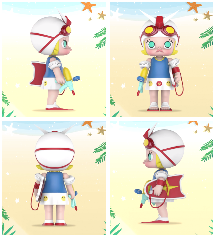 MOLLY GUNDAM by Kenny Wong x Bandai (for June 27-Release)