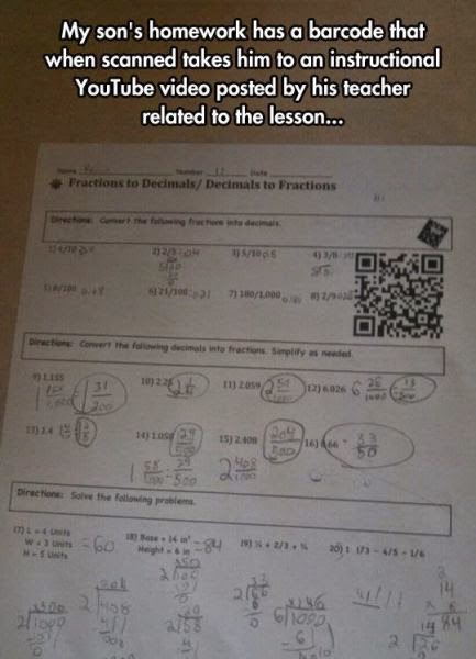 Kindergarten and Mooneyisms: QR Scan Codes for Complicated Assignments